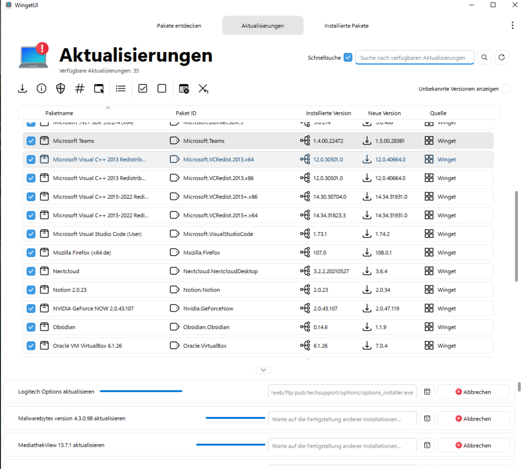 Stufe 32 – WingetUI – AdminCafe
